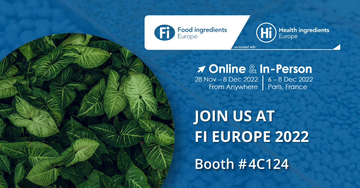 Rencontrons nous au Food Ingredients Europe 2022